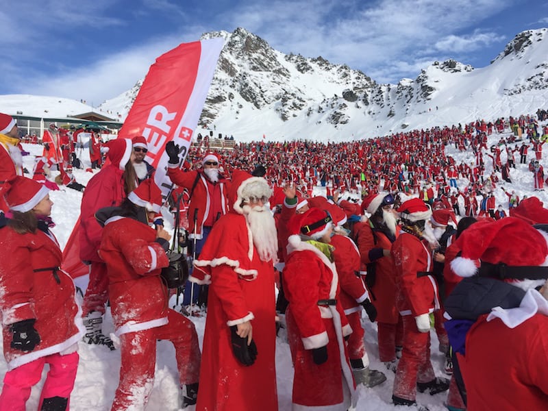 Verbier breaks Santa record