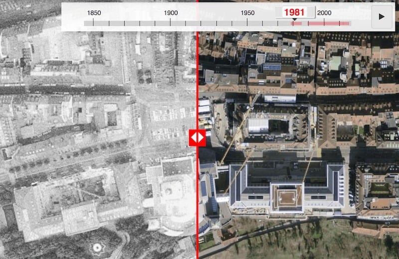 New online app lets you see Swiss neighbourhoods 30 years ago - Le News