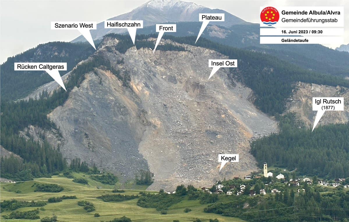 Brienz rock slide – residents allowed back into village from Monday